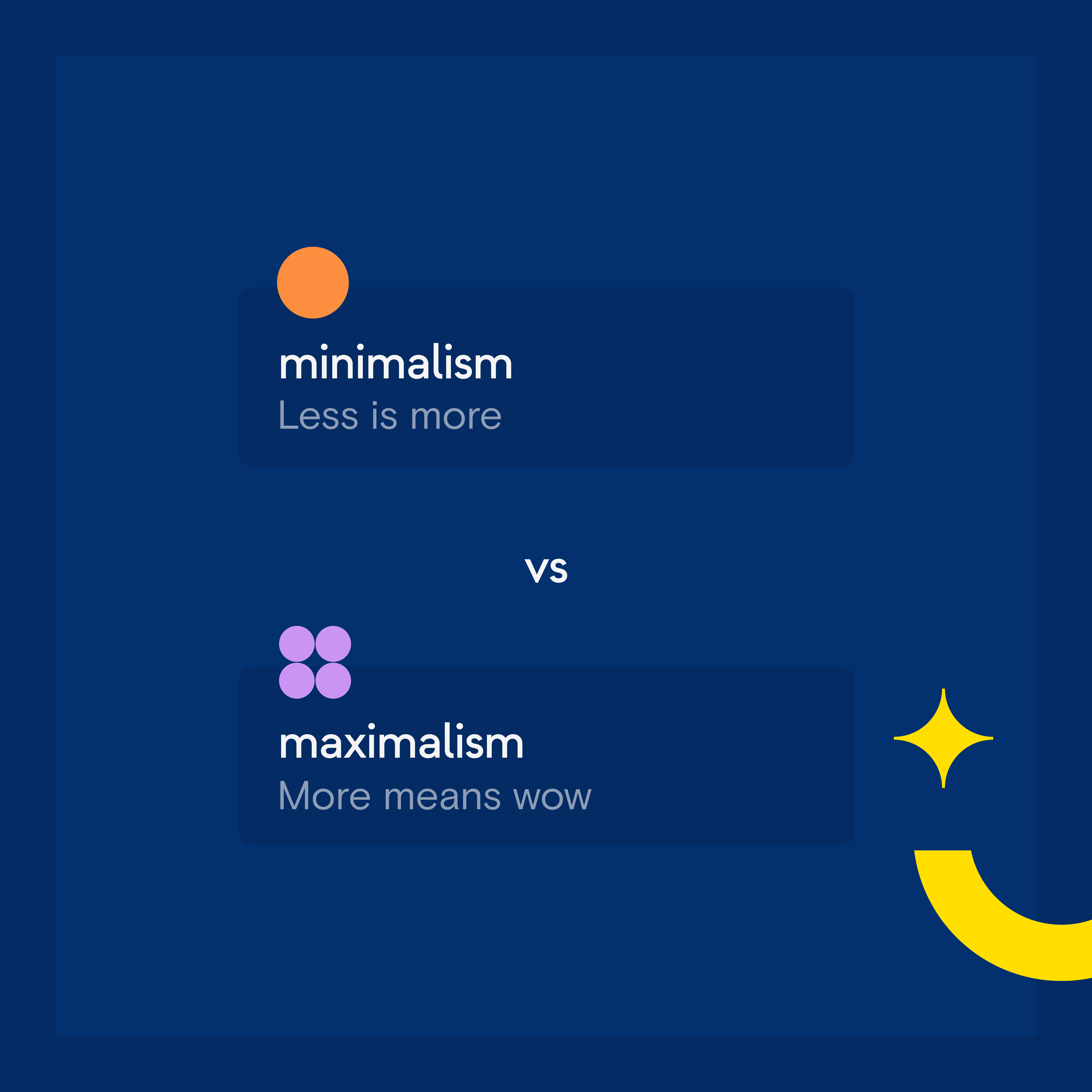 Minimalism vs. Maximalism: Which Style Fits Your Brand? | Studio Flabbergasted